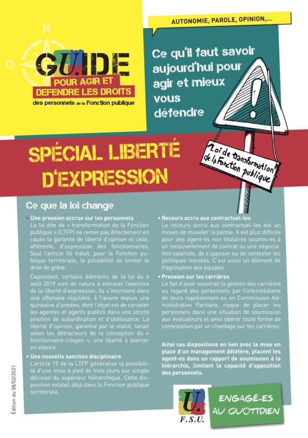 SPÉCIAL LIBERTÉ D'EXPRESSION : ce qu’il faut savoir aujourd’hui pour ...